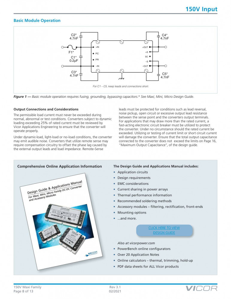 VICOR datasheet page 8