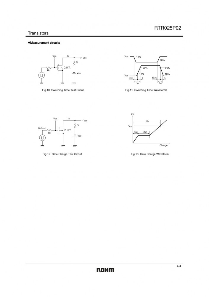 RTR025P02TL technical document page 4