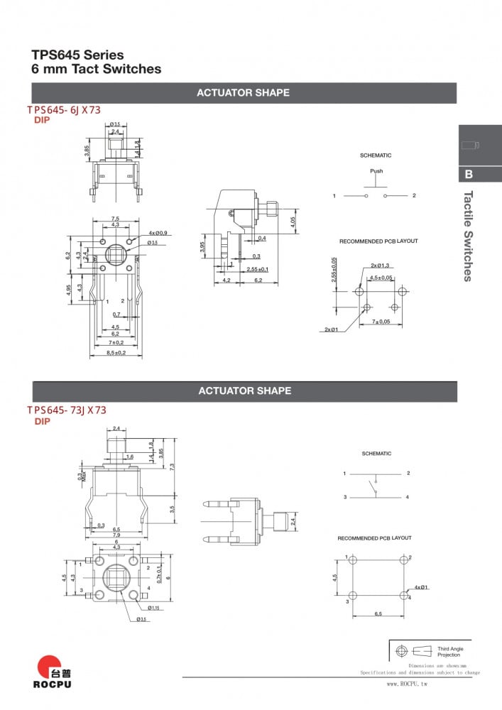TPS645 series technical document page 4