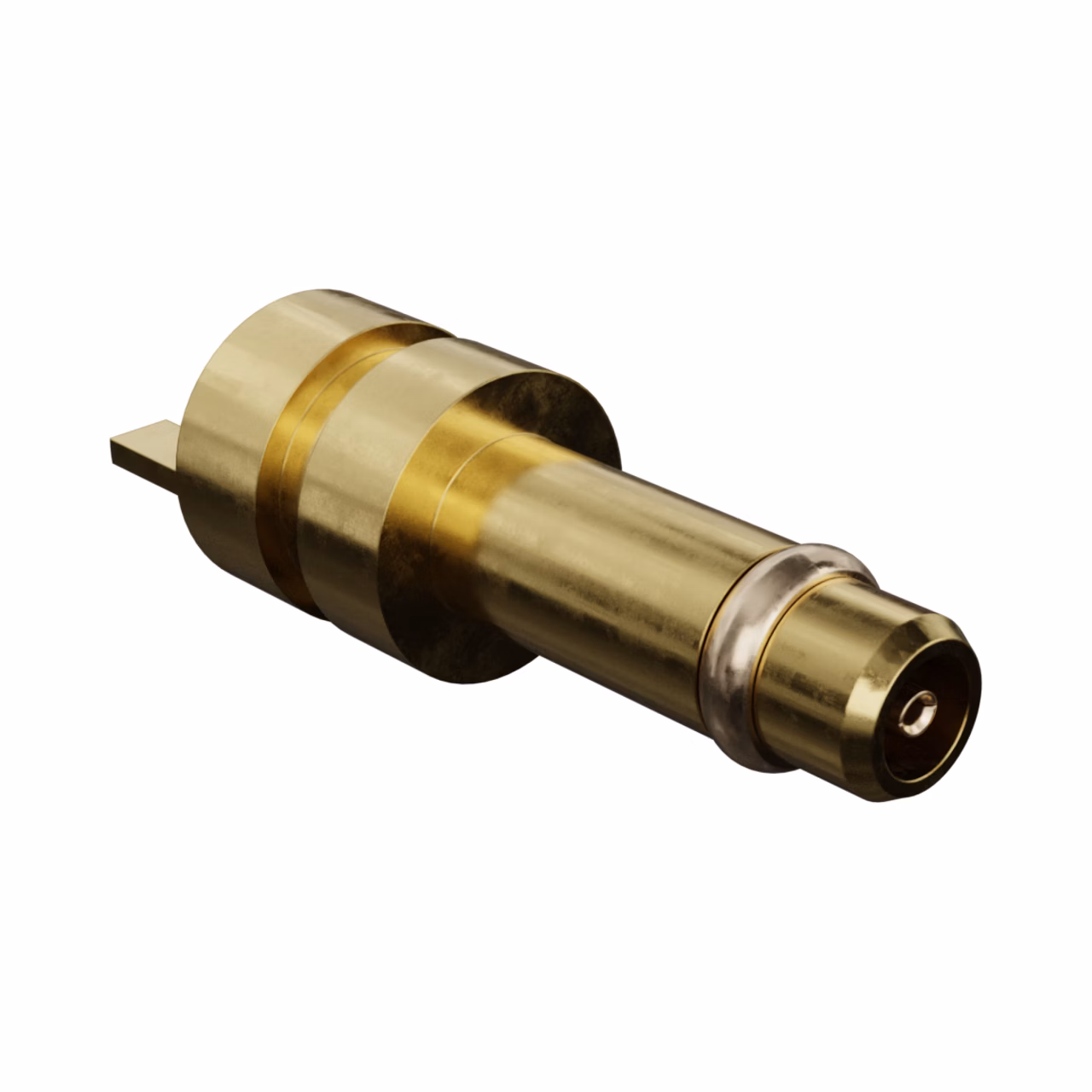 MMCX Plug, Reverse Polarity, Straight, PCB Receptacle, End Launch, Brass Body, Gold Plated, Tray, 50 Ohms for sale