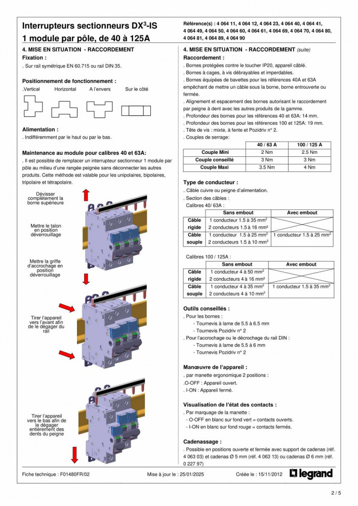 Legrand DX³-IS technical document page 2