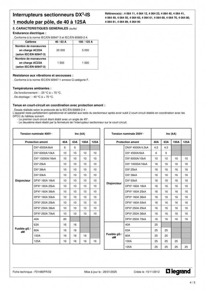 Legrand DX³-IS technical document page 4