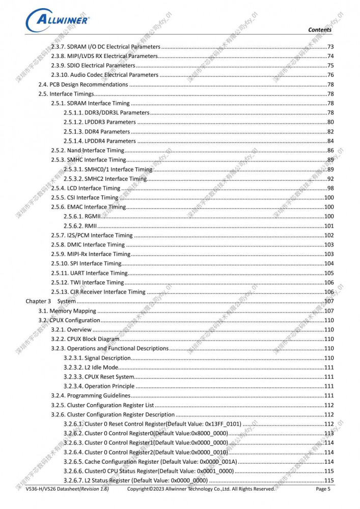 V536-H datasheet page 5