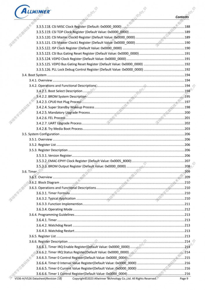 V536-H datasheet page 9