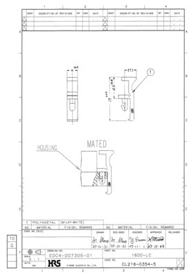HRS P-1628A-C(50) Rectangular Connector Accessory