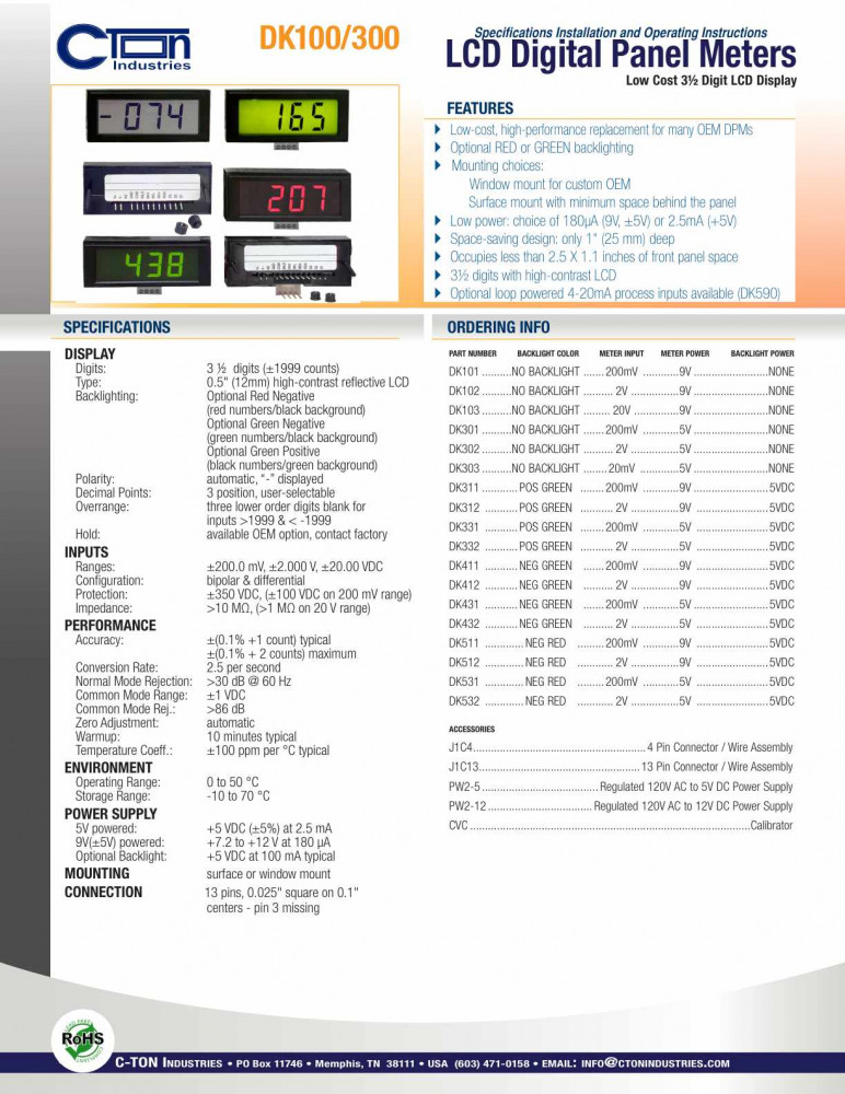 DK302 technical document, page 1