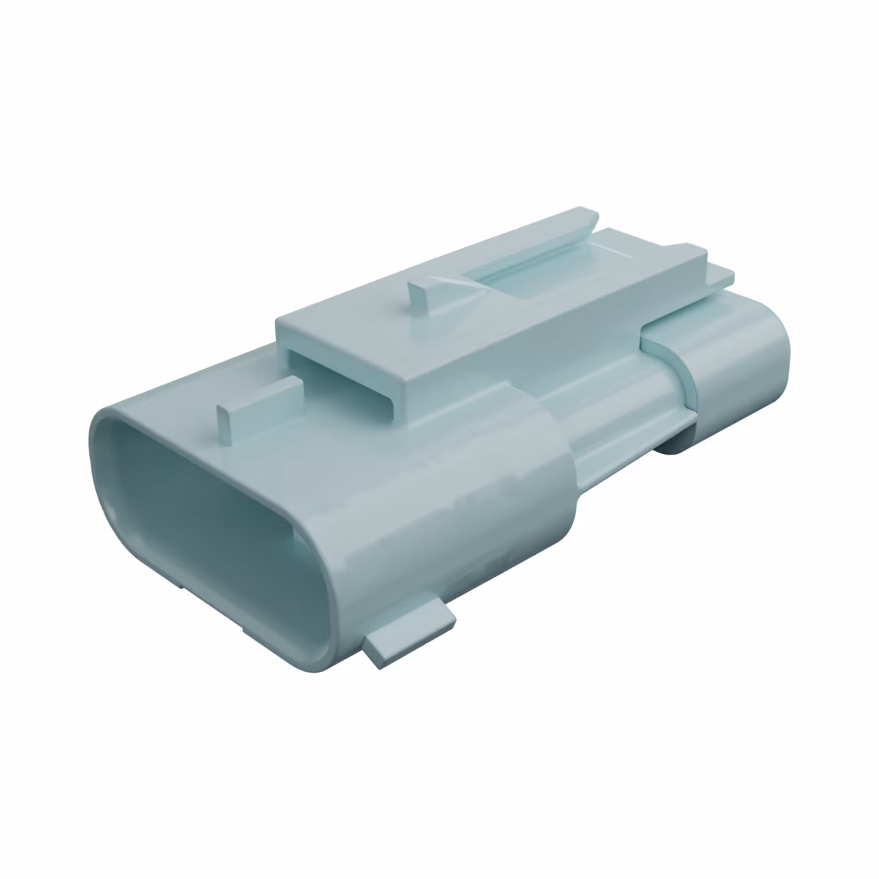 Squba Sealed Plug Assembly with Clipslot, 1.80mm Pitch, Single Row, 8 Circuits, Mint for sale