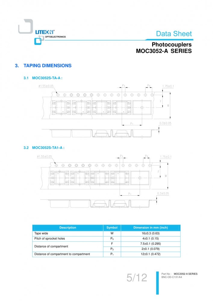 MOC3052M-A datasheet page 7