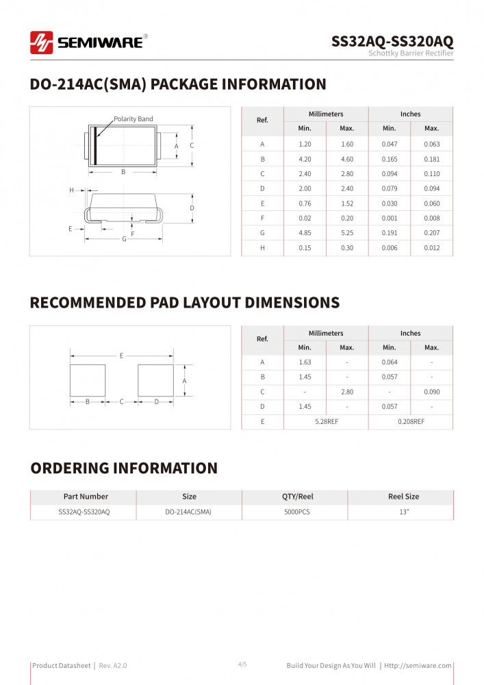 SEMIWARE SS315AQ datasheet page 4