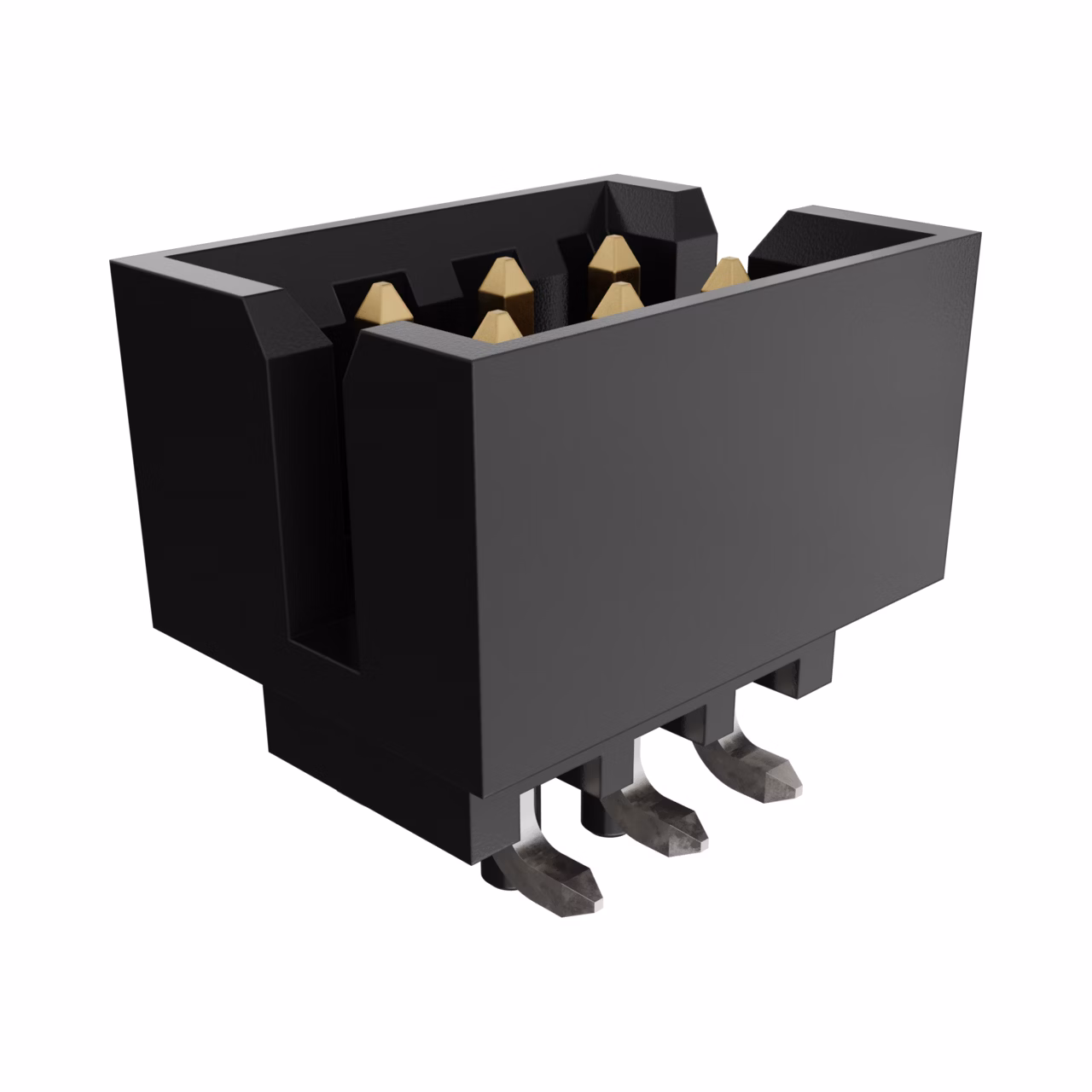 2.00mm Pitch, Milli-Grid PCB Header, Dual Row, Vertical, Surface Mount, Shrouded, 14 Circuits, 0.38µm Gold (Au) Plating, Dual Side Slots, Dual Friction Locks, Center Polarization, with Pegs, Tape and Reel