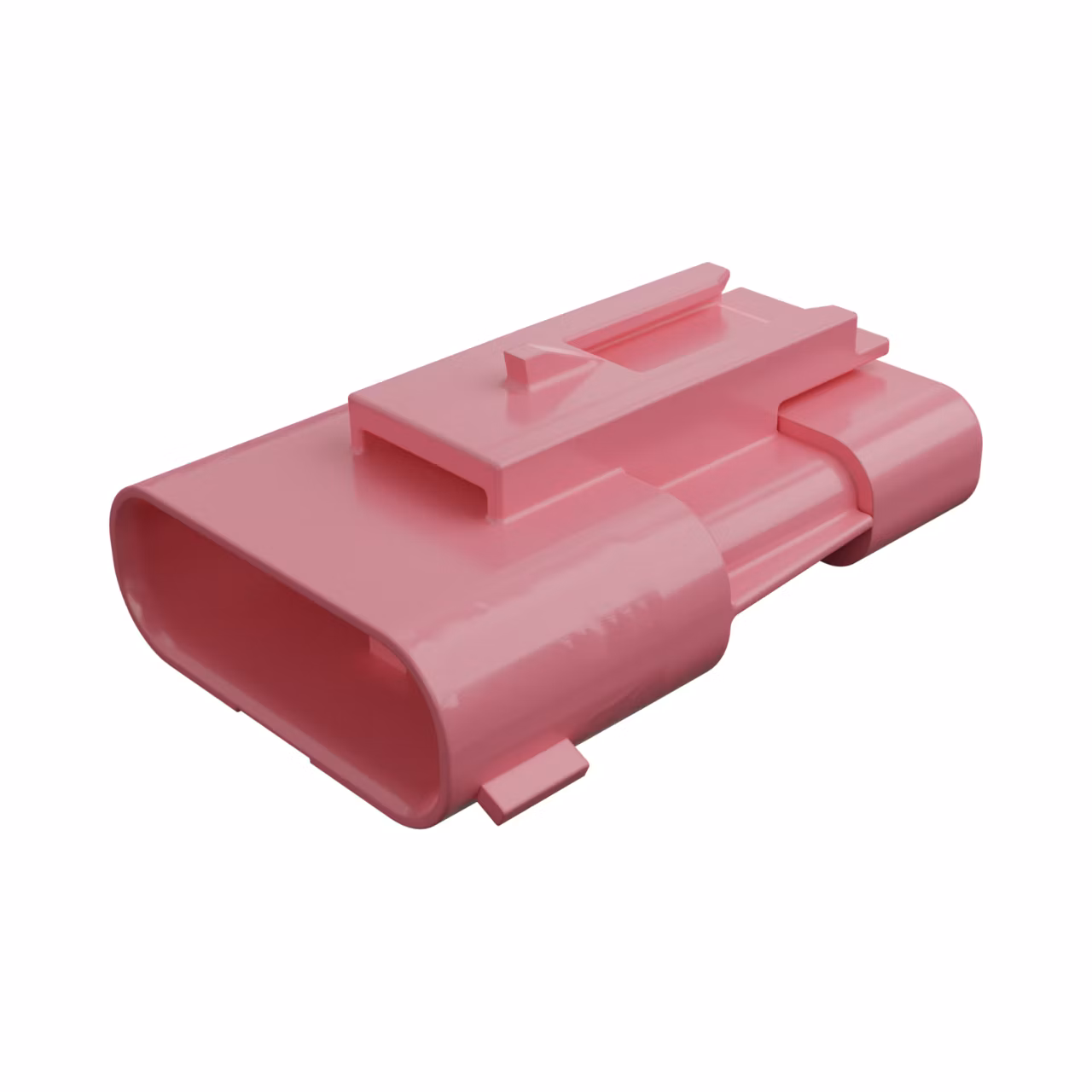 Squba Sealed Plug Assembly with Clipslot, 1.80mm Pitch, Single Row, 10 Circuits, Pink for sale