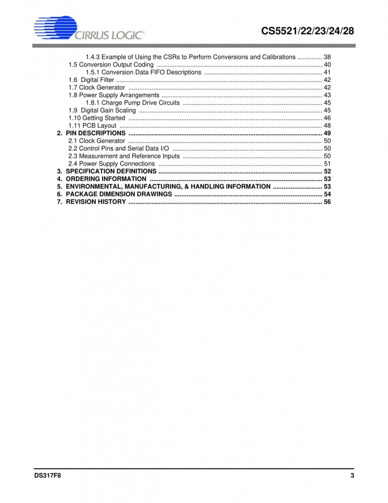 CS5524 datasheet page 3