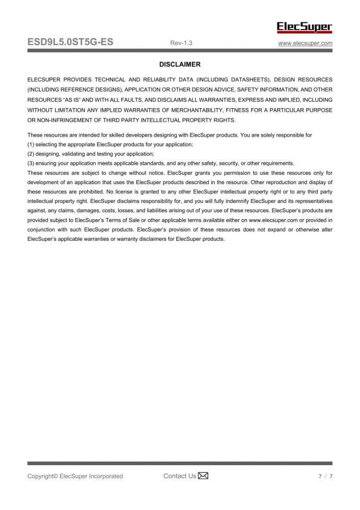 ESD9L5.0ST5G-ES datasheet page 7