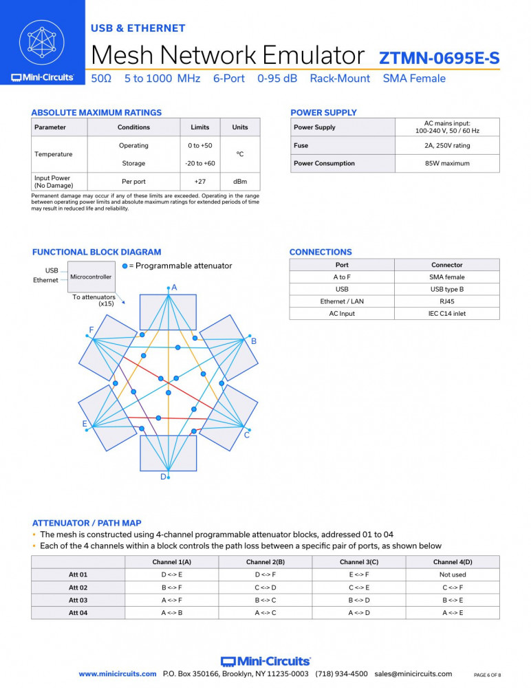 ZTMN-0695E-S datasheet page 6