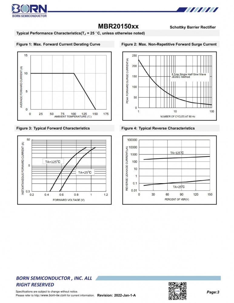 MBR20150FCT datasheet page 3