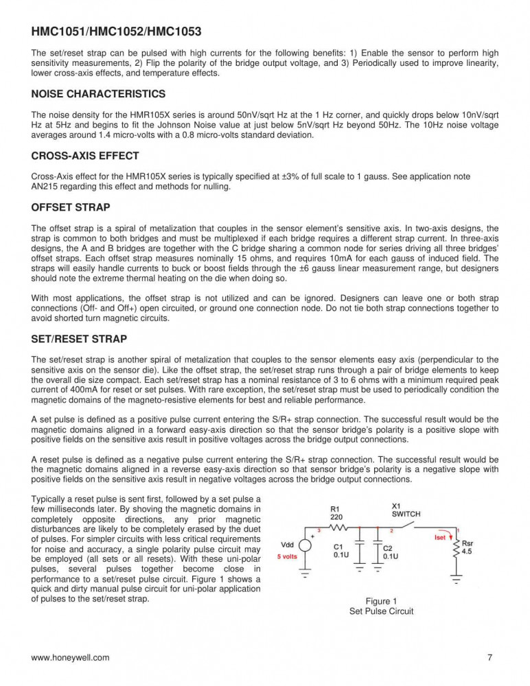 HMC1051 technical document page 7