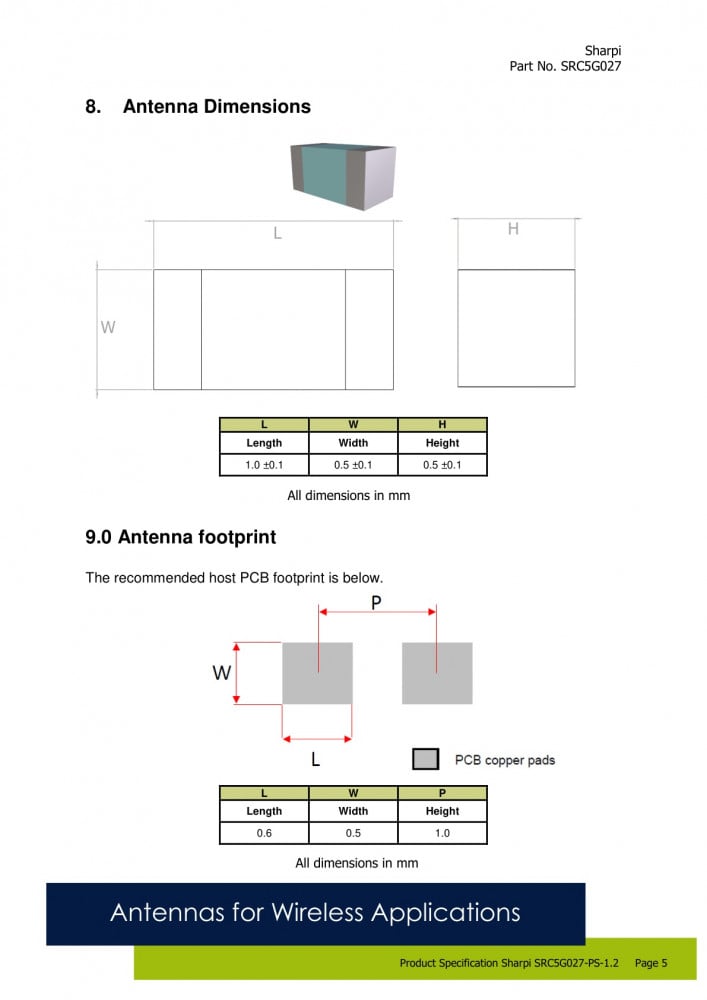 SRC5G027 technical document page 5