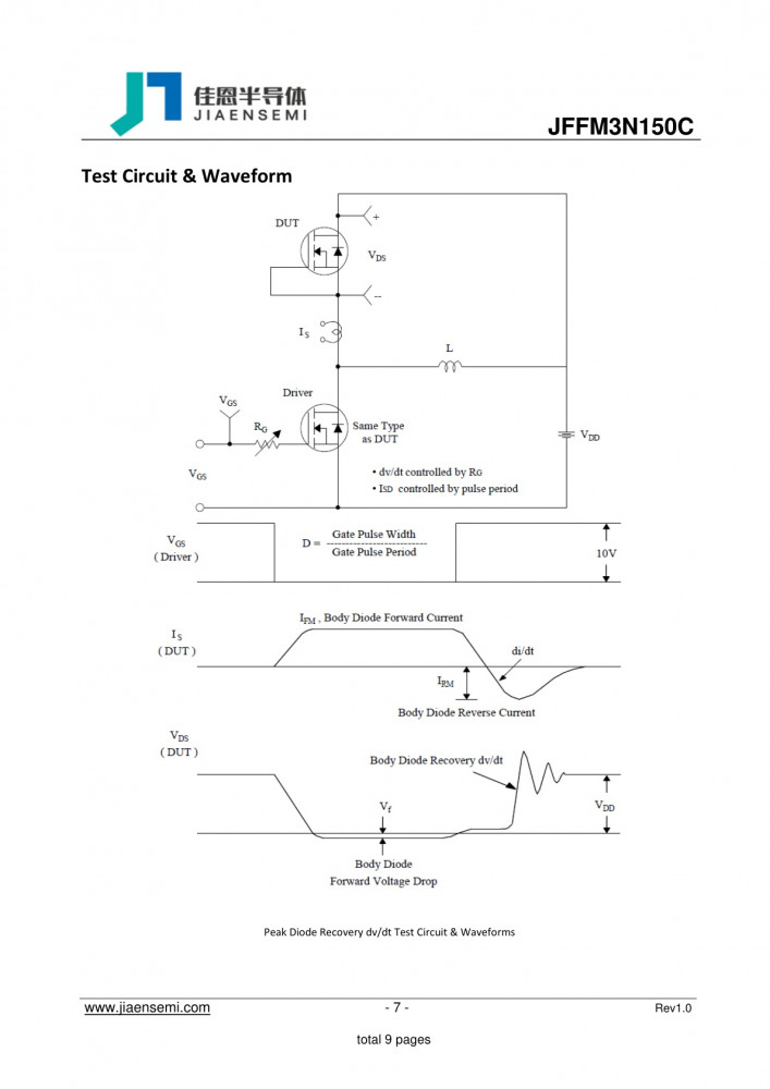 JFFM3N150C datasheet page 7