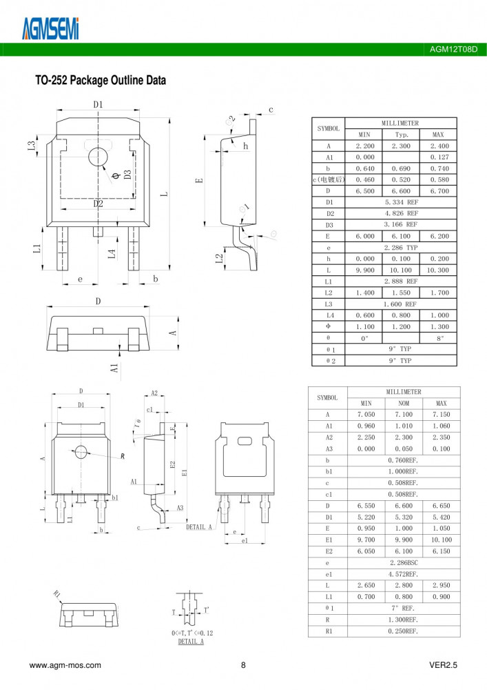 AGM12T08D datasheet page 8