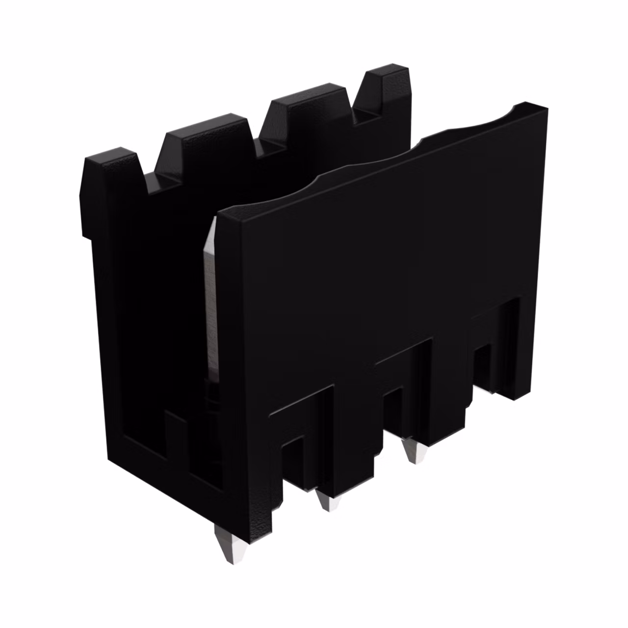 5.08mm Pitch Eurostyle Vertical PCB Header, Open Ends, 3 Circuits for sale