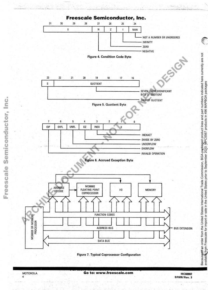 MC68882 technical document page 4