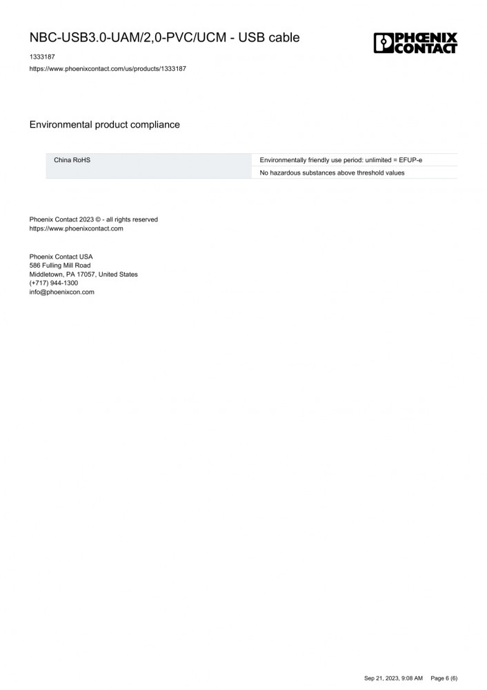 Phoenix Contact 1333187 technical document page 6