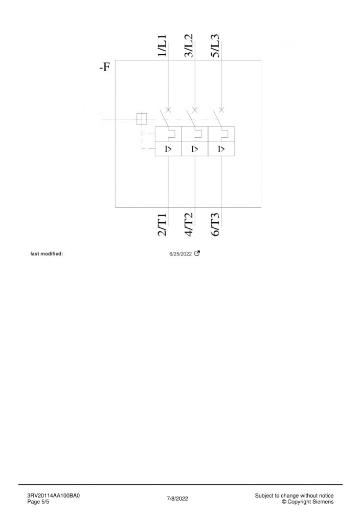 SIEMENS 3RV20114AA100BA0 datasheet page 5