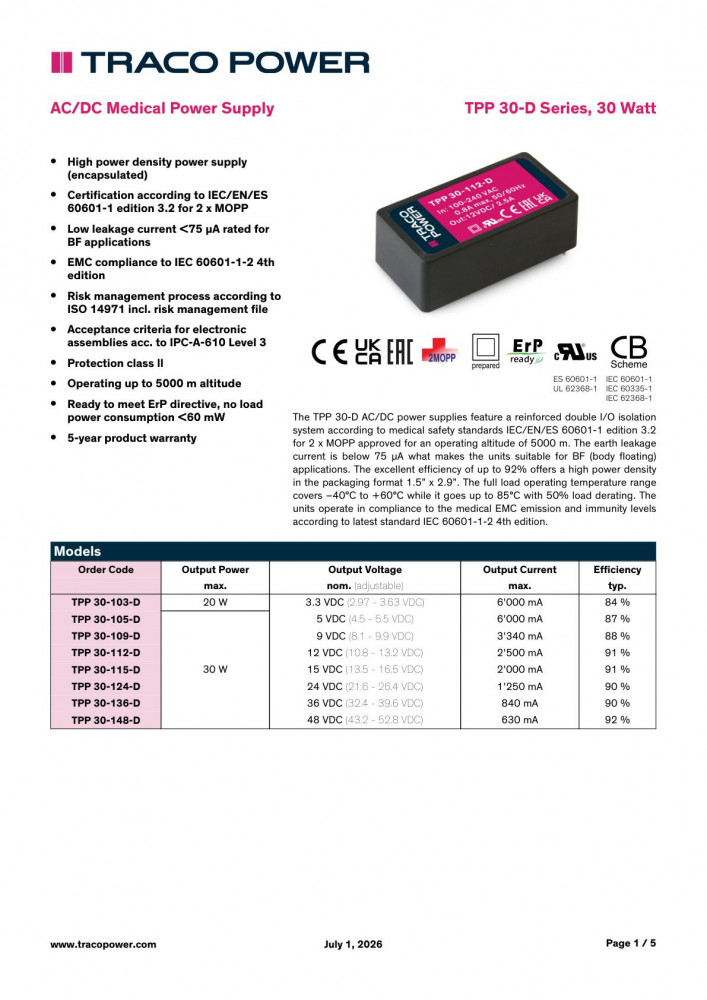 Technical document page 1