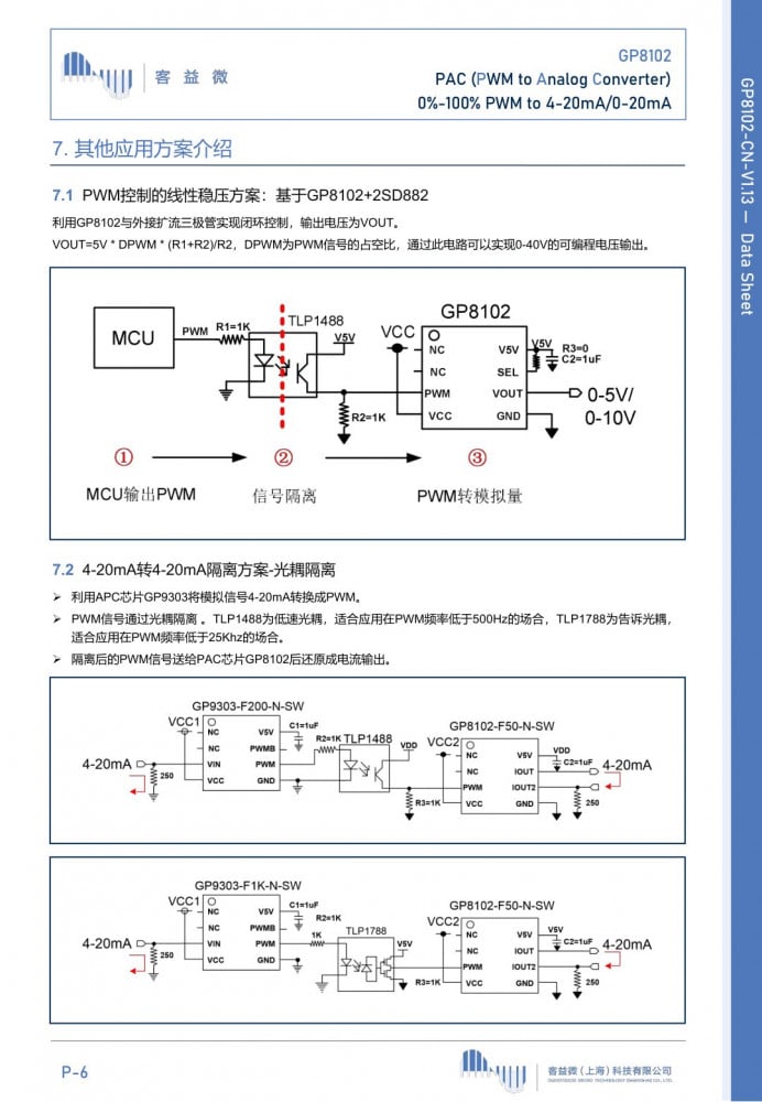 GP8102 datasheet page 6
