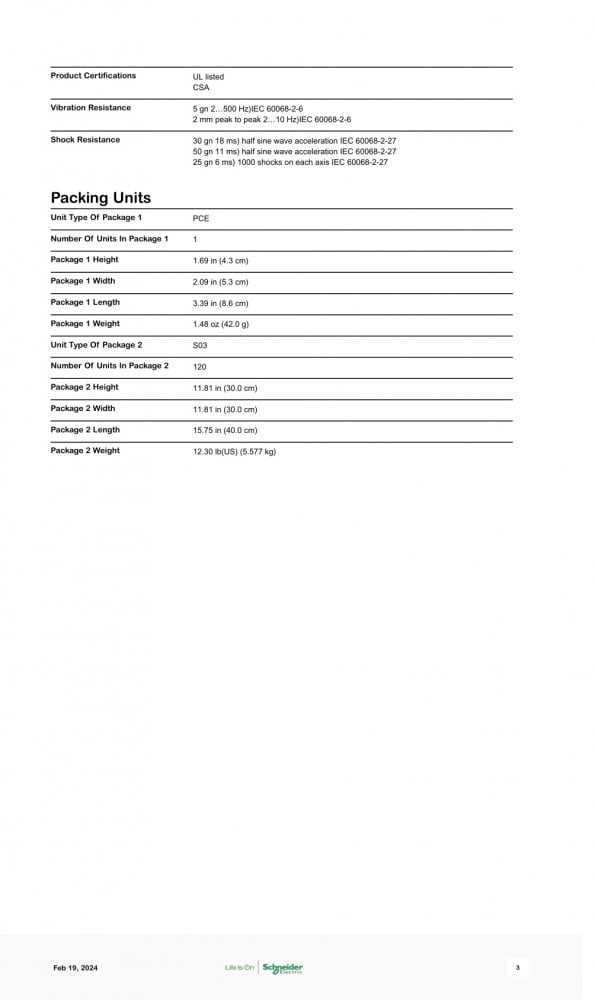 XB5FA42 technical document page 3