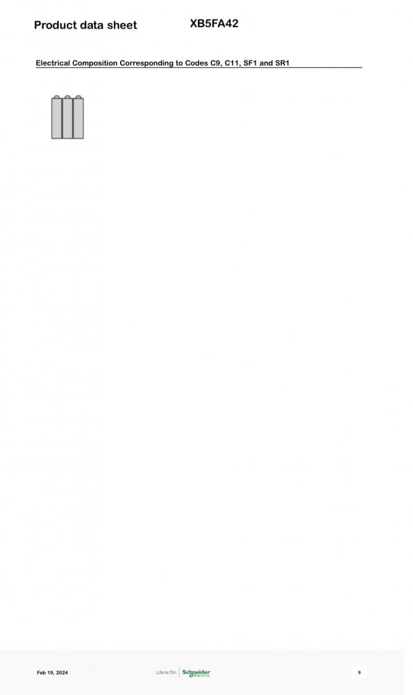 XB5FA42 technical document page 9