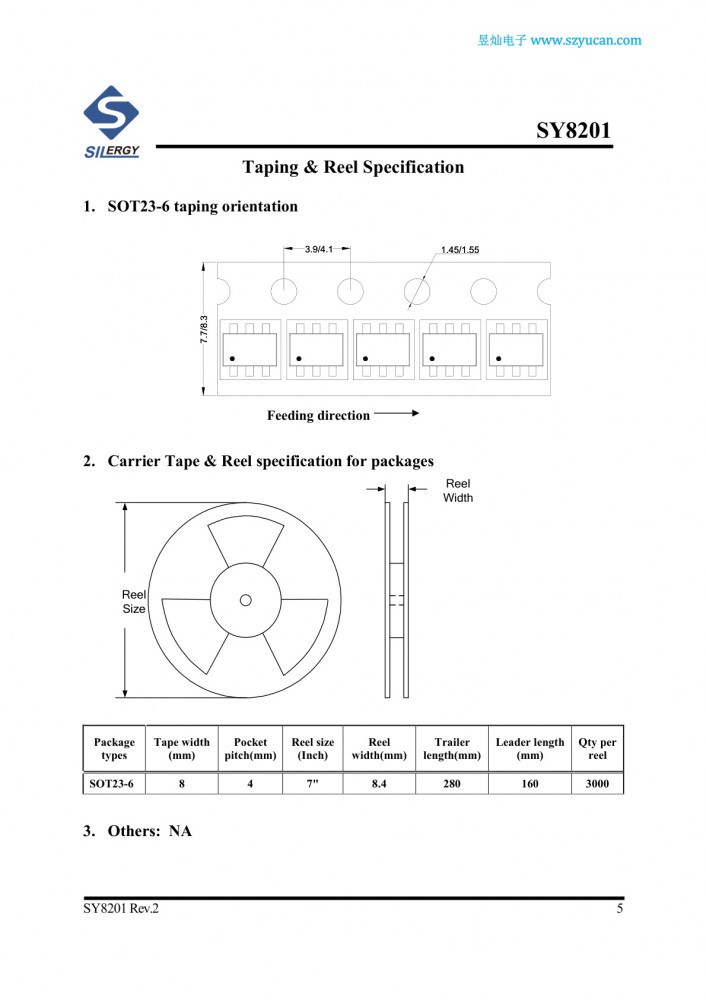 SY8201ABC datasheet page 5