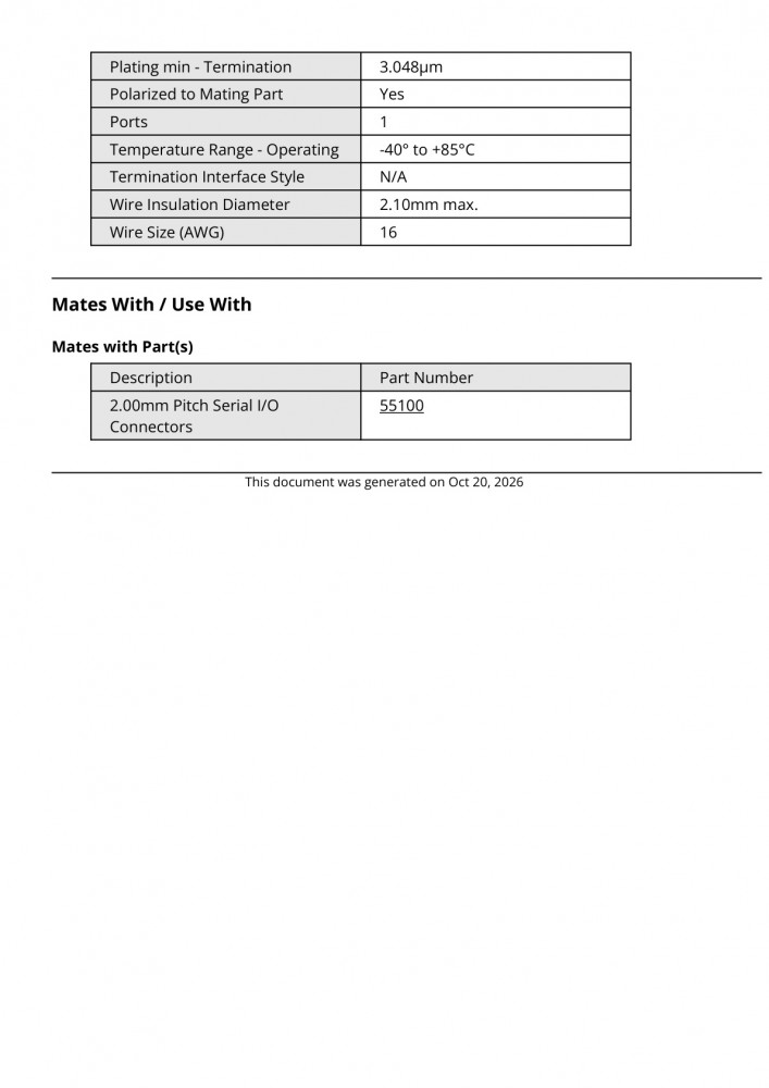 MOLEX 539880819 technical document page 3