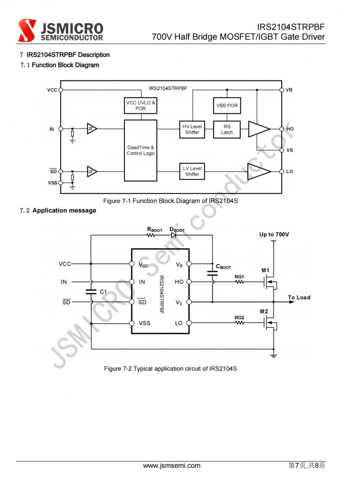 IRS2104STRPBF-JSM datasheet page 7