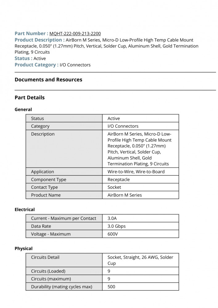 Product documentation preview, page 1
