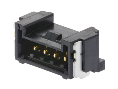 1.25mm Pitch, Micro-Lock Plus PCB Header, Single Row, Right-Angle, Surface Mount, 0.76µm Gold Plating, Positive Lock, 7 Circuits, Black