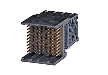 Impact 100 Ohm 3 Pair Right-Angle Male Header, Left Guided, Open Endwall, 16 Columns, 144 Circuits, Pin Length 4.90mm, Plated Through Hole Dimension 0.46mm, Lead Free