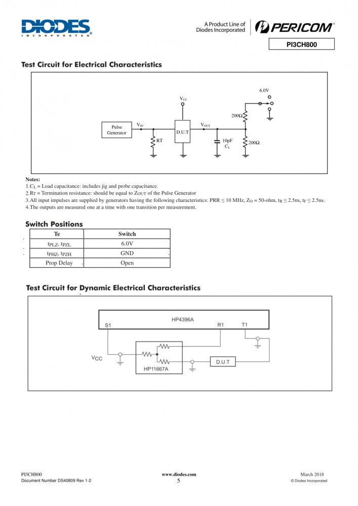 PI3CH800ZHEX datasheet page 5