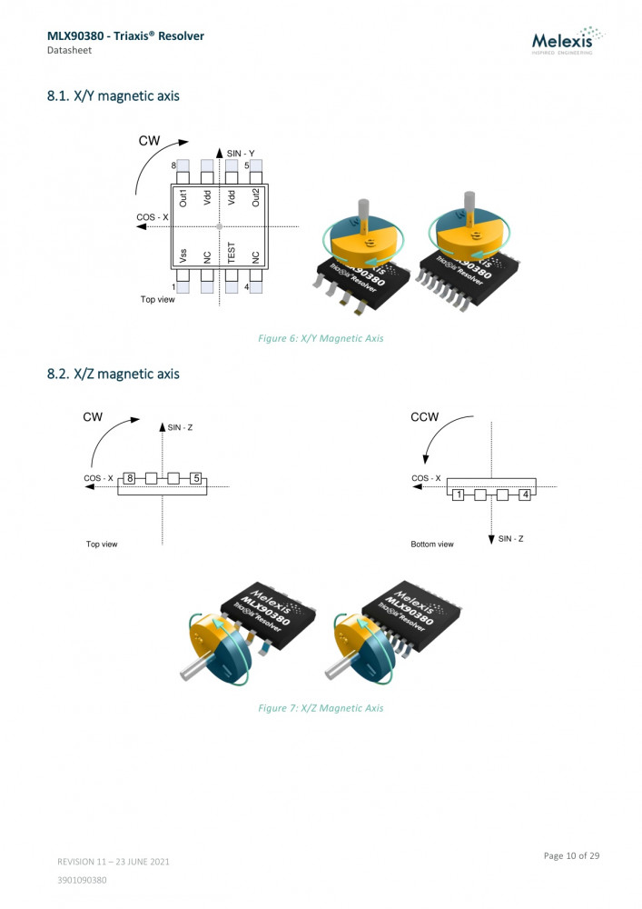 MLX90380 datasheet page 10