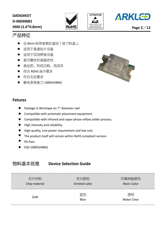 D-060306B1 datasheet page 2