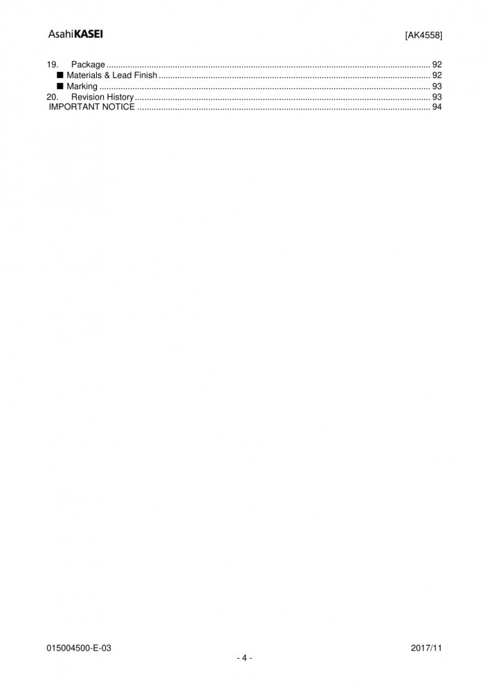 AK4558EN datasheet page 4