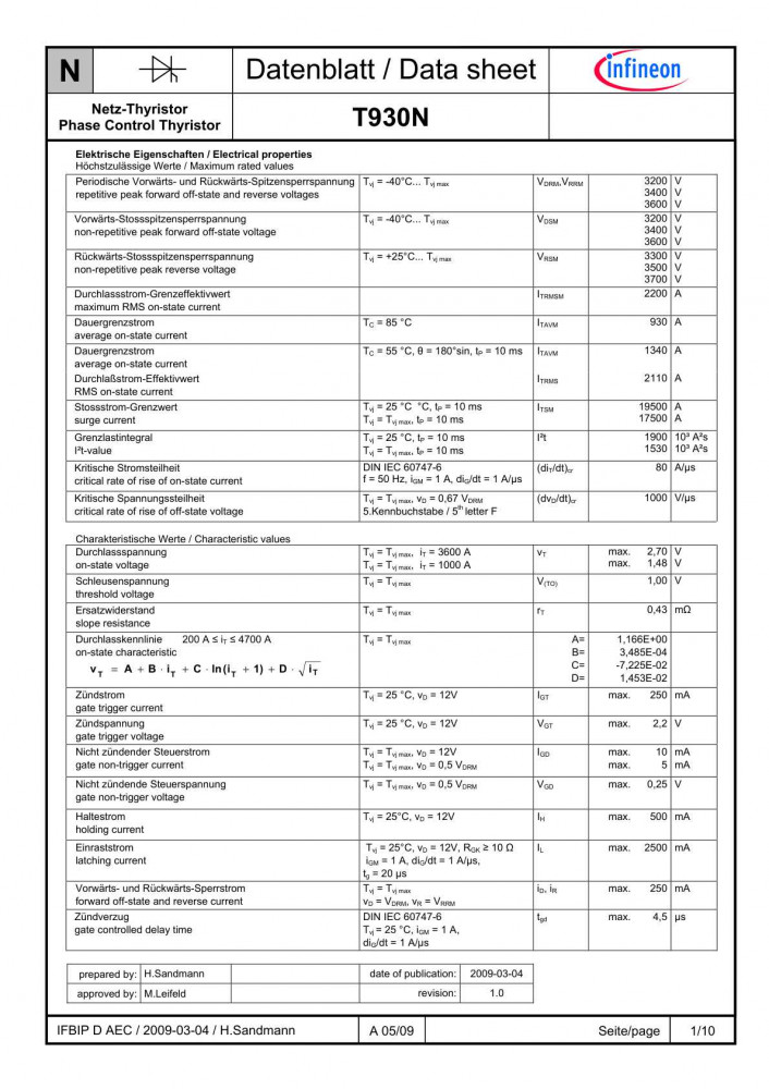 T930N36TOF VT datasheet page 1