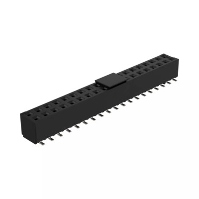 Milli-Grid Vertical Receptacle, 2.00mm Pitch, Dual Row, Surface Mount, Top/Bottom Entry, with Cap, Tape and Reel, 0.38µm Gold (Au) Plating, 12 Circuits