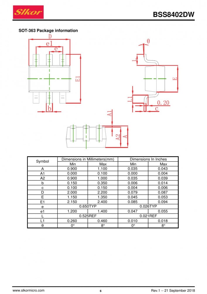 BSS8402DW datasheet page 6