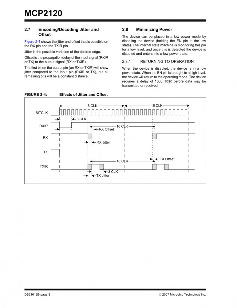 MCP2120 datasheet page 8