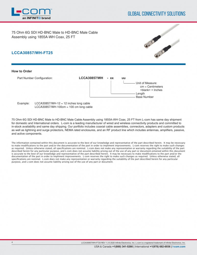 LCCA30857/WH-FT25 datasheet page 4