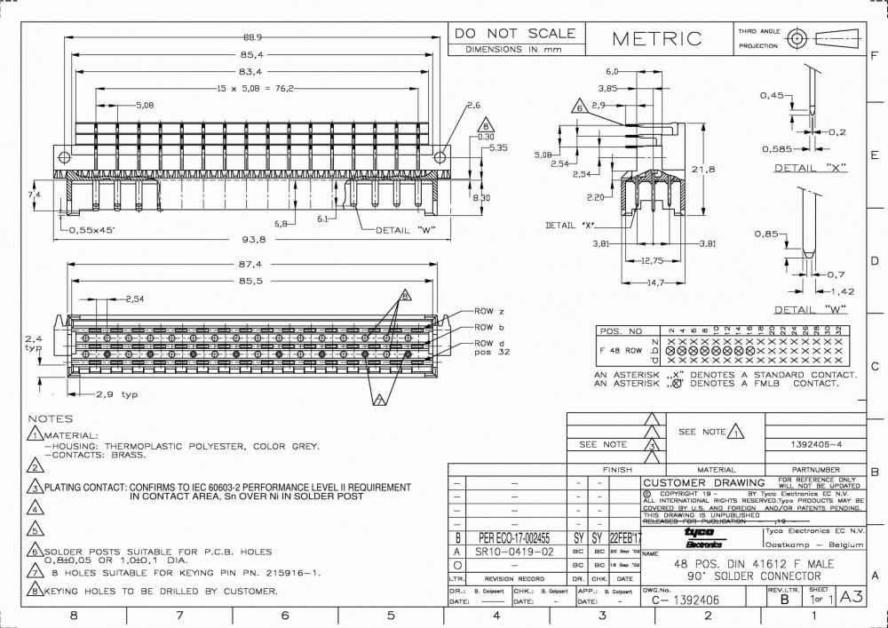 TE Connectivity 1392406-4 technical document preview