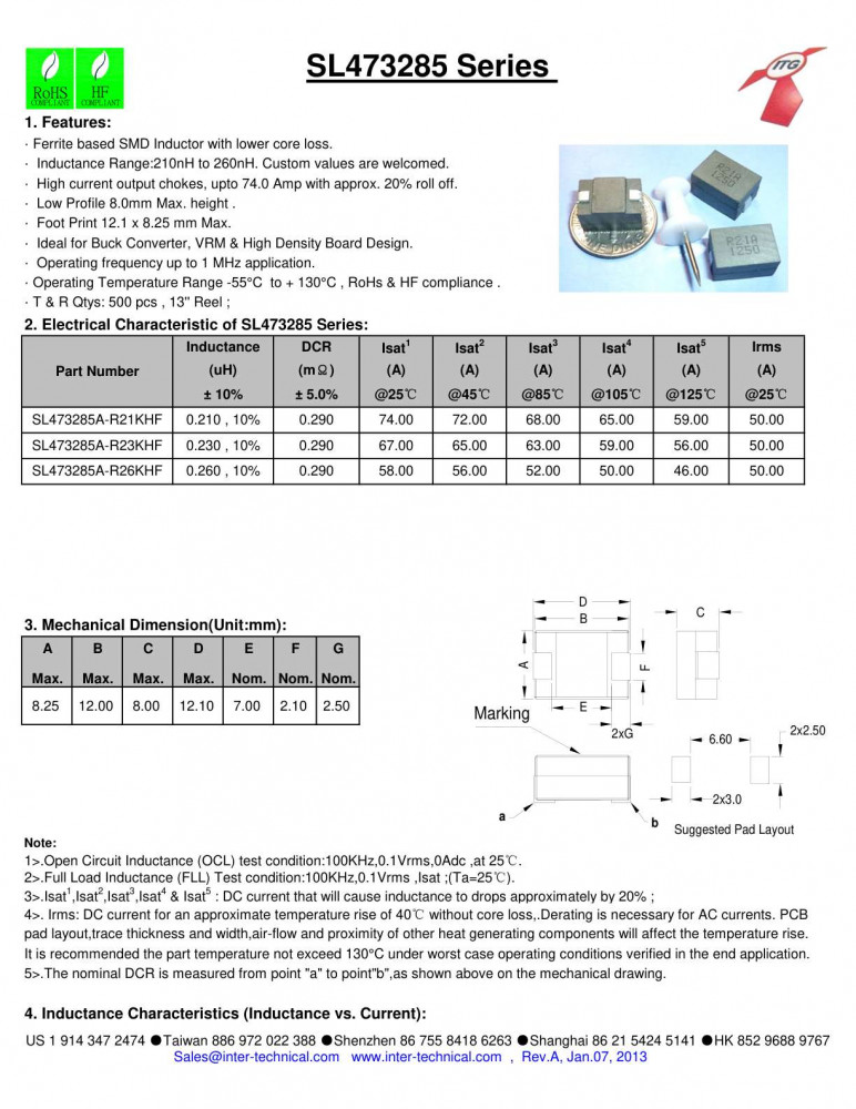 SL473285 technical document page 1