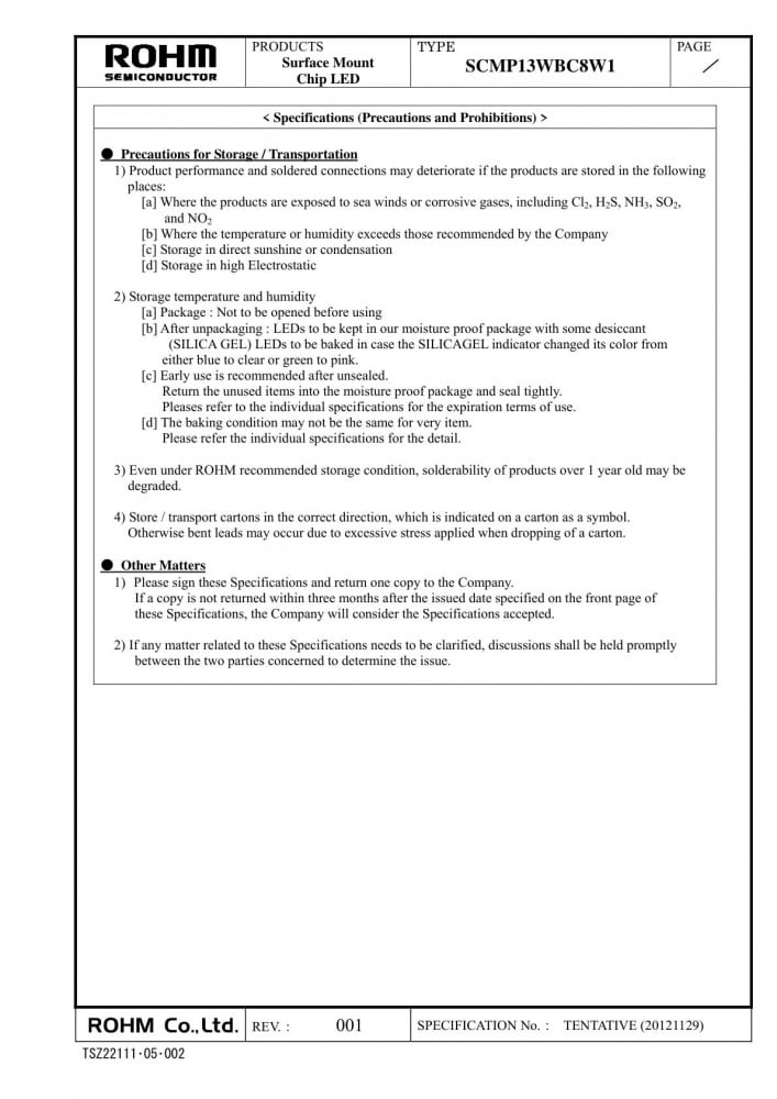 SCMP13WBC8W1KFT specification page 3