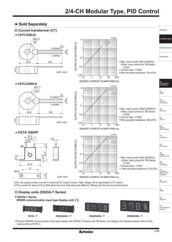 TM Series document page 8